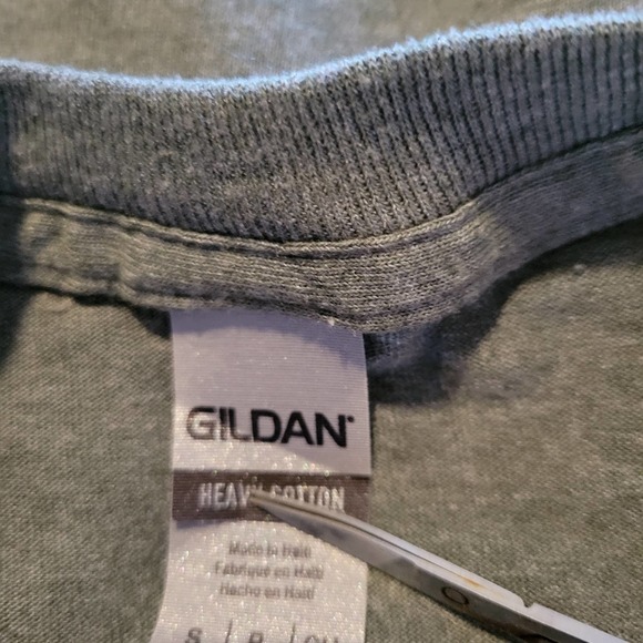 Gildan | Tops | Gildan Womens Olive Green Rainbow And Faith Shirt Size ...